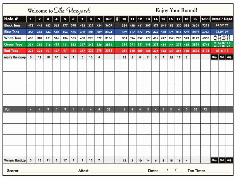 Golf Stat Tracker Spreadsheet — db-excel.com