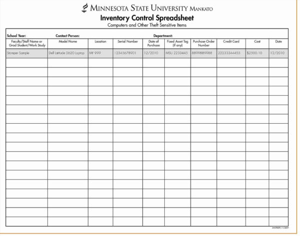 Housekeeping Linen Inventory Template Lovely Inventory Management On in ...