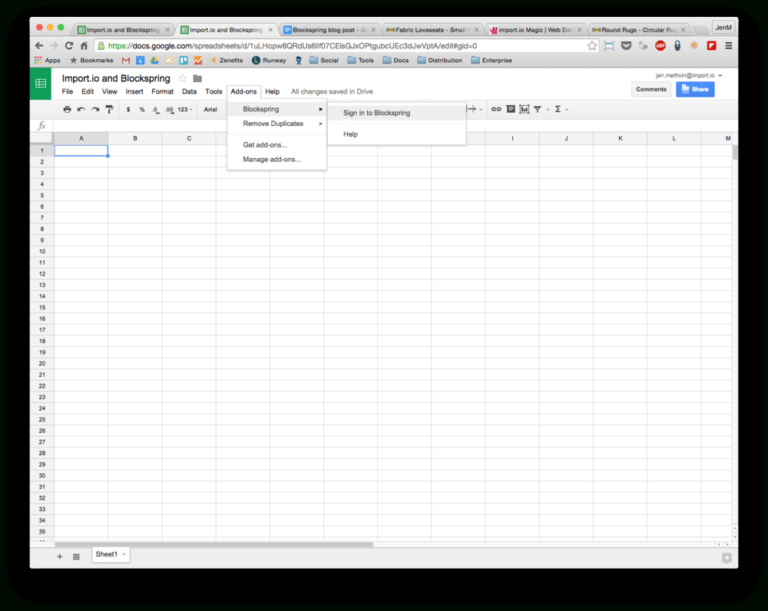How To Get Live Web Data Into A Spreadsheet Without Ever Leaving and ...