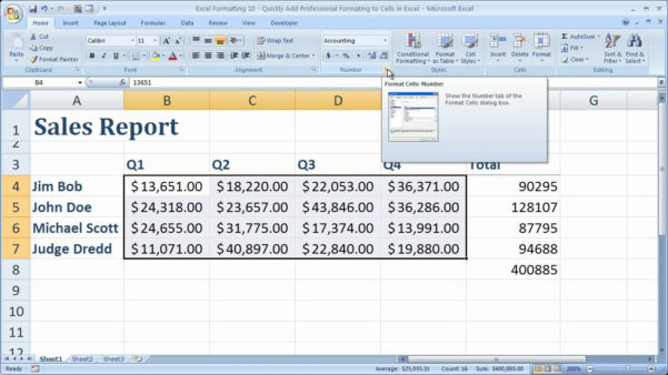 How To Make An Excel Spreadsheet Look Good | Papillon-Northwan for How To Do Excel Spreadsheets ...