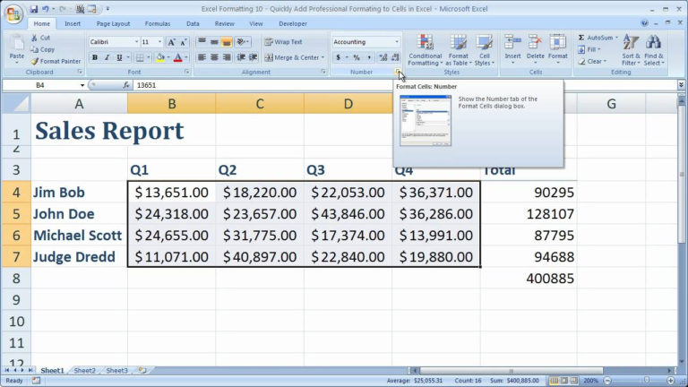 How To Make An Excel Spreadsheet Look Good | Papillon-Northwan for How To Do Excel Spreadsheets ...