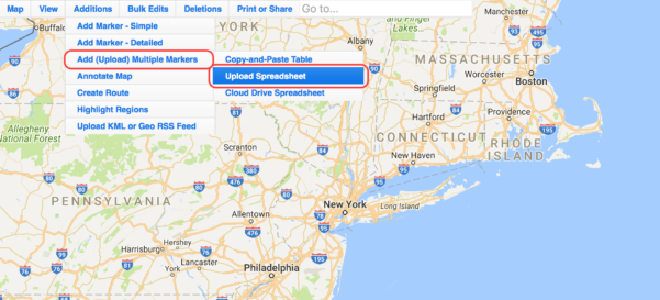 How To Map Data From Excel And Other Spreadsheets - Zeemaps in Map Multiple Locations From Excel ...