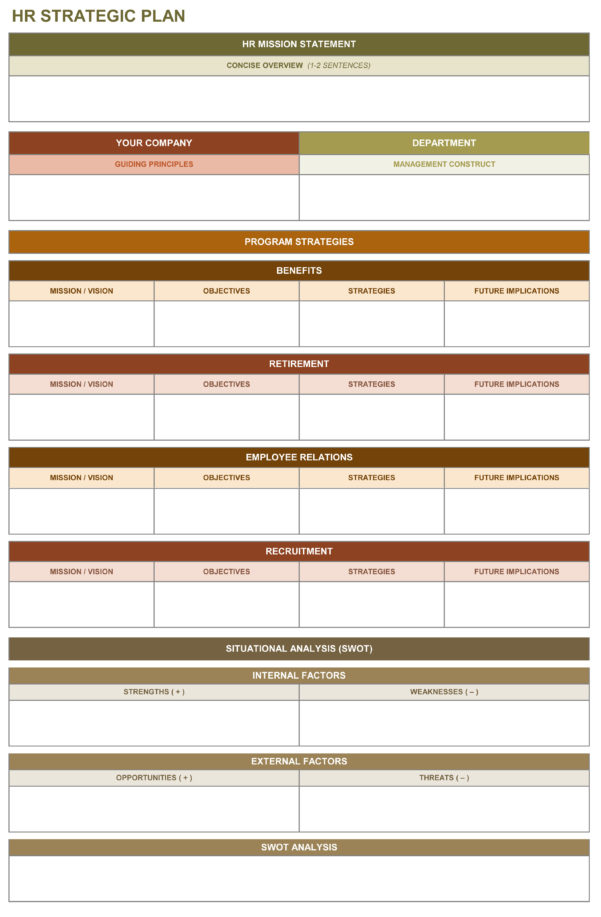 Human Resources Planning Guide | Smartsheet with Hr Spreadsheets — db ...