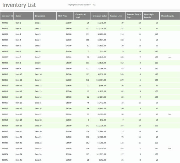 Jewelry Inventory Spreadsheet — db-excel.com