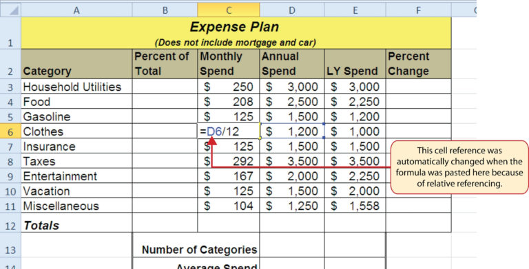 Basic Accounting Excel Formulas — db-excel.com