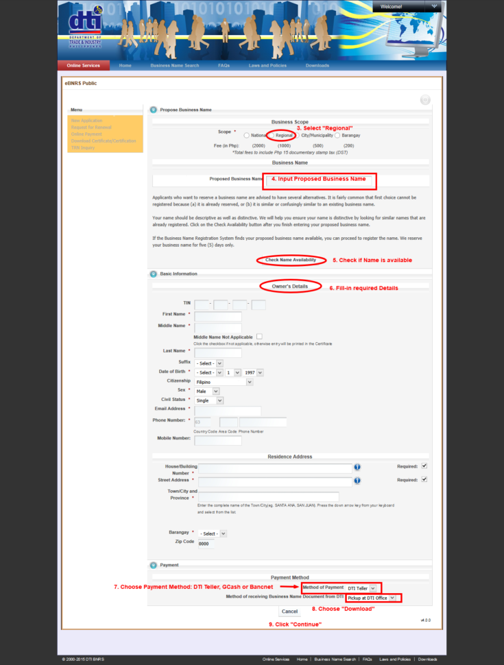 Online Business: Dti Online Business Name Registration and Business ...
