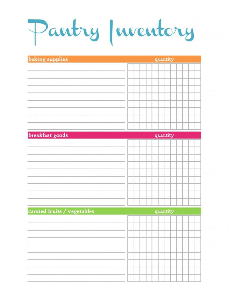 Food Pantry Inventory Spreadsheet — db-excel.com