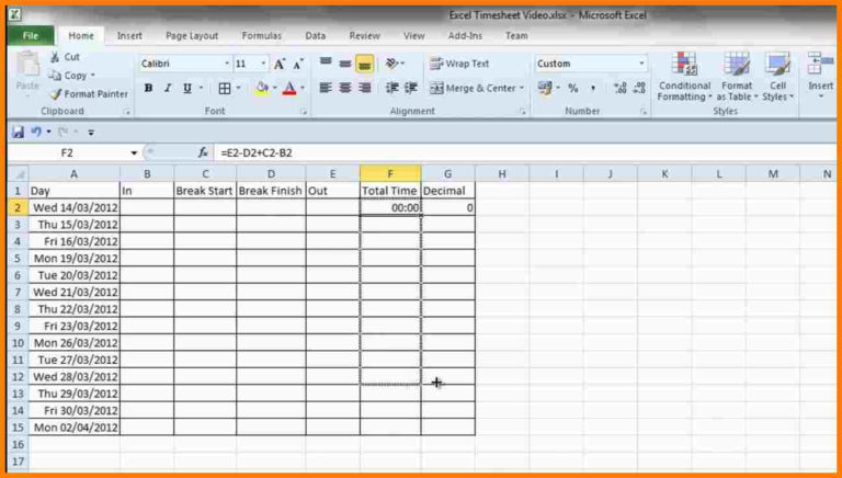 Payroll Spreadsheet Template Excel — db-excel.com
