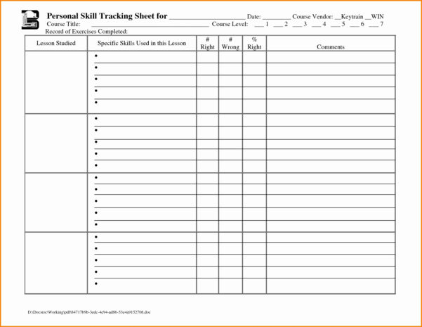 Personal Training Client Tracking Sheet. Personal Trainer Client ...