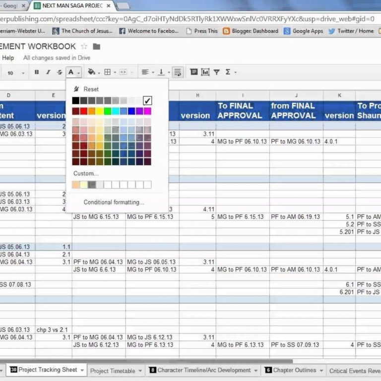 Project Management Excel Spreadsheet Example | Ondy Spreadsheet In ...