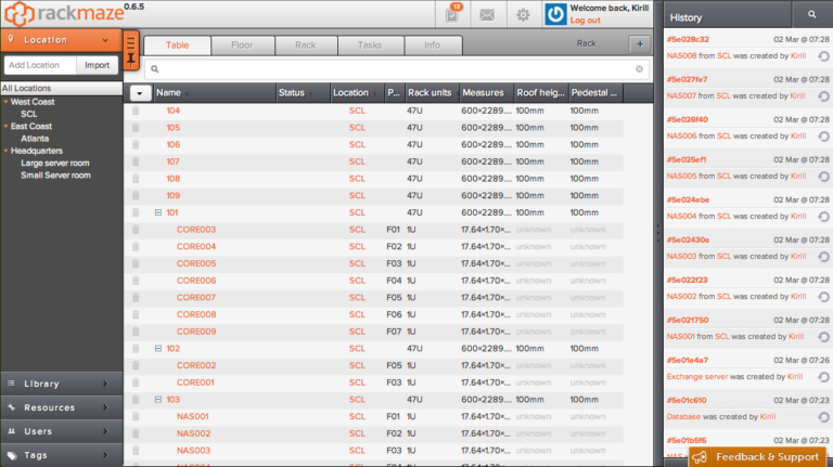 Rackmaze - Saas Datacenter Inventory Management Software for Data ...