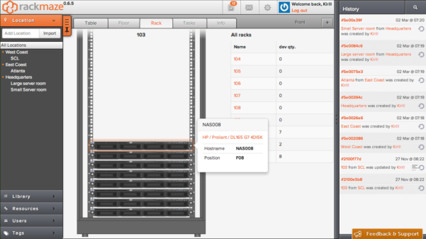 Rackmaze - Saas Datacenter Inventory Management Software with Data ...
