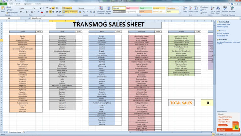 Sales Spreadsheets — db-excel.com