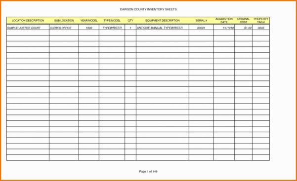 Simple Inventory System Excel | Worksheet & Spreadsheet with Inventory ...