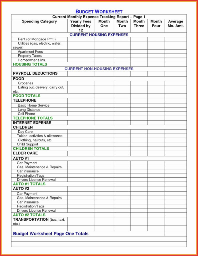 Spreadsheet New Home Budget Building Worksheet Construction Free with ...