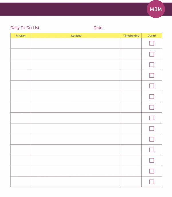 Time Management Sheets Template — db-excel.com