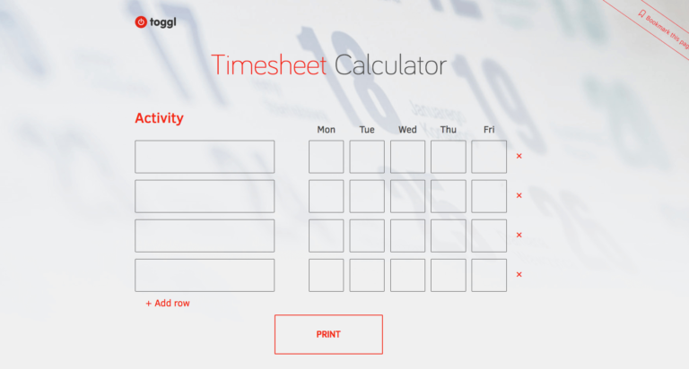 Top 5 Timesheet Calculators To Sum Up Working Hours to Timesheet Clock ...