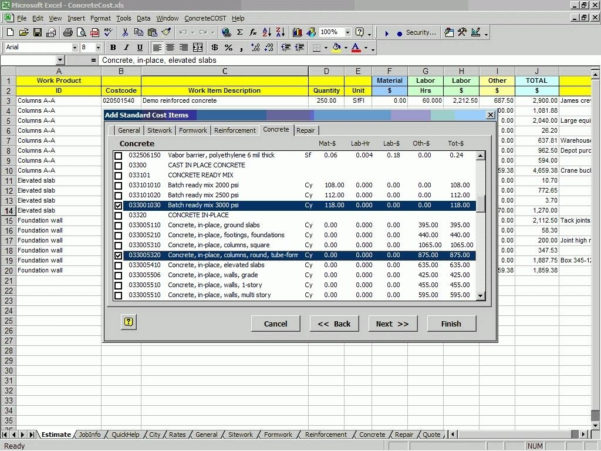 Wall Formwork Design Spreadsheet | Jamdat Sheet And Formwork Design ...