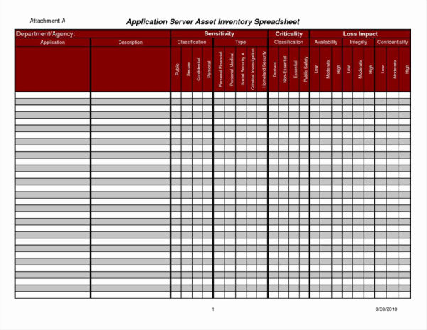 Asset Inventory Management Excel Template — db-excel.com