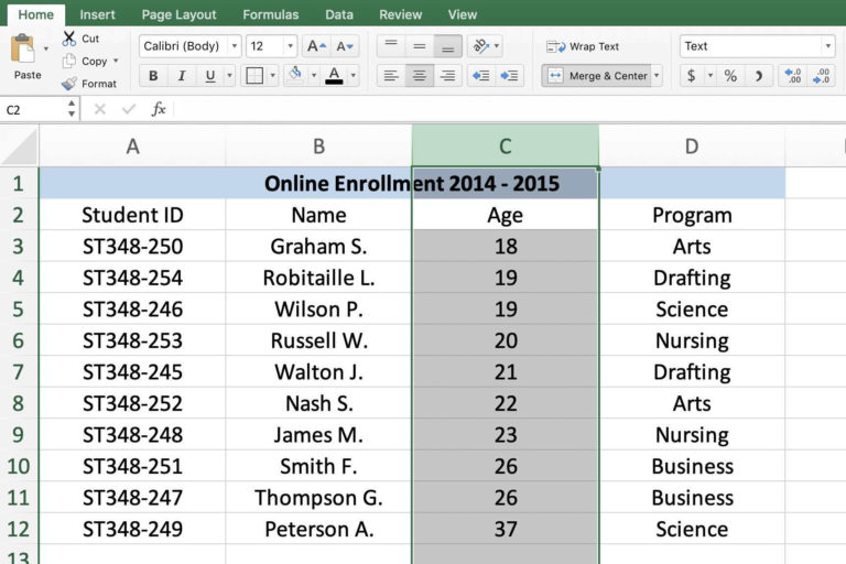 13 Column Spreadsheet inside Excel Shortcuts To Select Rows, Columns ...
