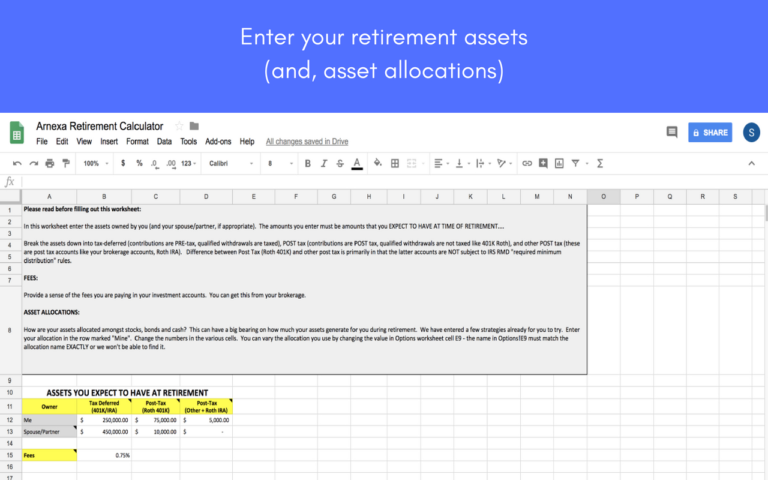 401K Projection Spreadsheet in Retirement Planning Worksheets ...