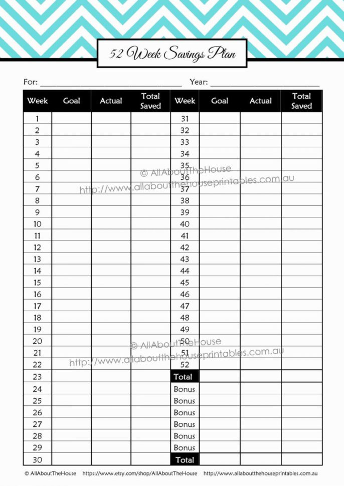 52 Week Savings Plan Spreadsheet Spreadsheet Downloa 52 Week Savings 52 Week Savings Plan Spreadsheet Spreadsheet Downloa 52 Week Savings