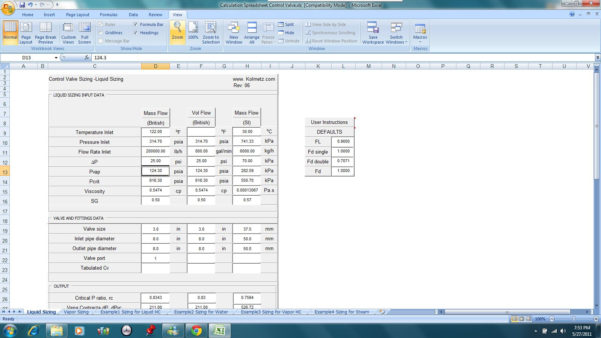 Air Compressor Sizing Spreadsheet pertaining to Heat Exchanger Design ...