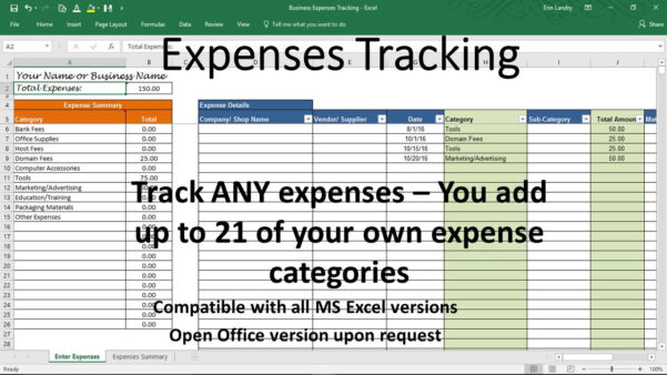 Airbnb Budget Spreadsheet Regarding Expense Tracker Etsy Db excel