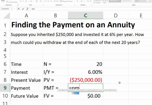 Annuity Calculator Excel Spreadsheet — db-excel.com