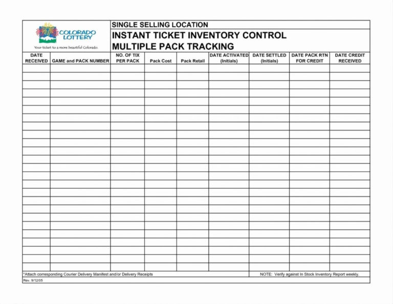 Basic Stock Control Spreadsheet — db-excel.com