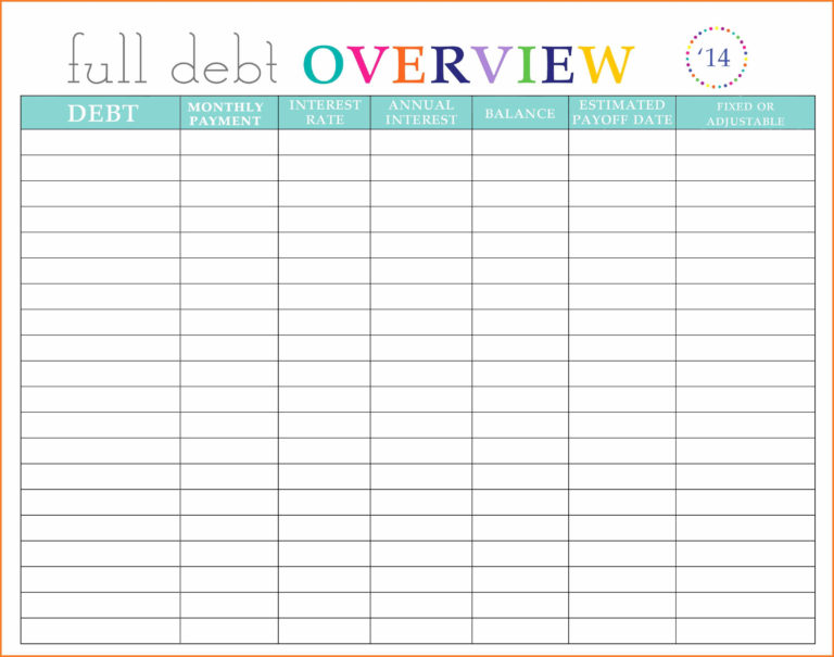 Bill Organizer Spreadsheet throughout Monthly Bill Organizer Template ...