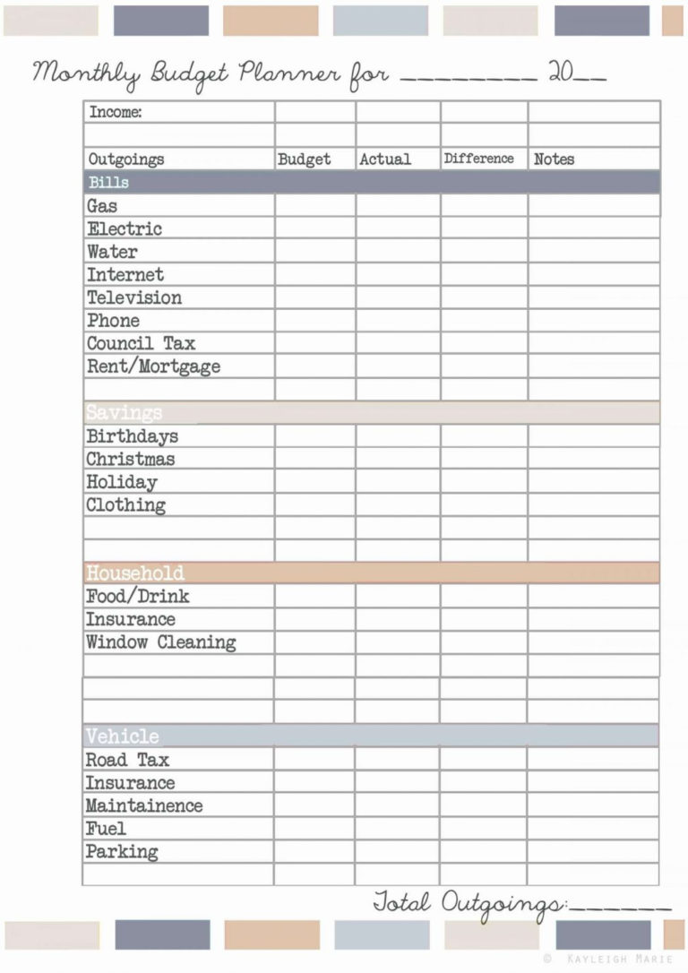 Buying A House Budget Spreadsheet — db-excel.com