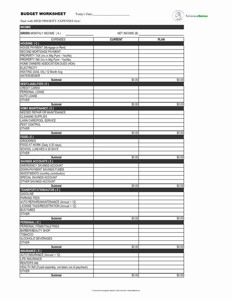 Buying A House Budget Spreadsheet Within Buying A House Budget 