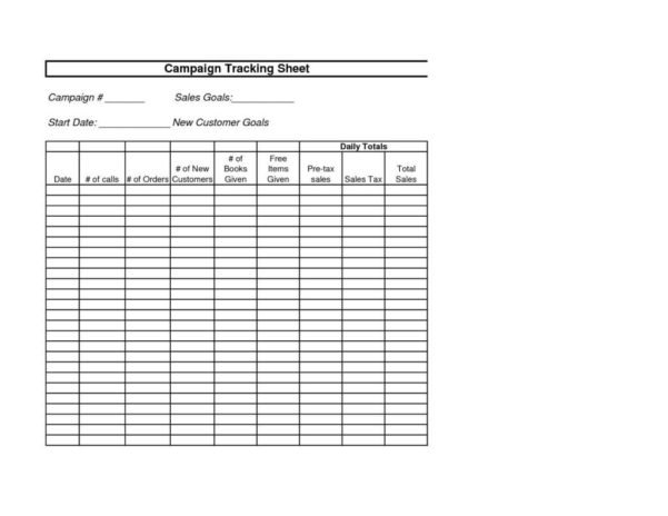 Call Tracking Spreadsheet Template with regard to Sales Call Tracking ...