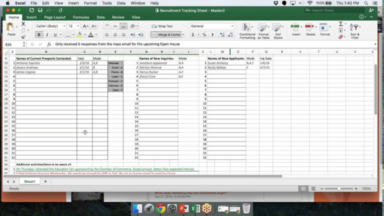Candidate Tracking Spreadsheet Template — db-excel.com