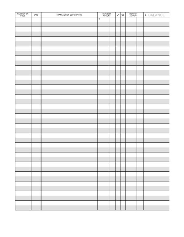 Checkbook Spreadsheet With Regard To 37 Checkbook Register Templates Checkbook Spreadsheet With Regard To 37 Checkbook Register Templates
