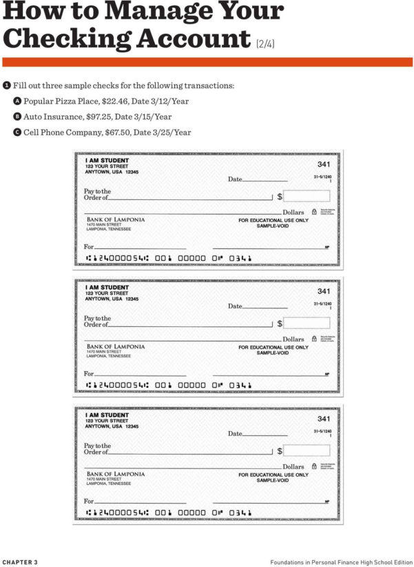 Checking Account Spreadsheet Template — db-excel.com