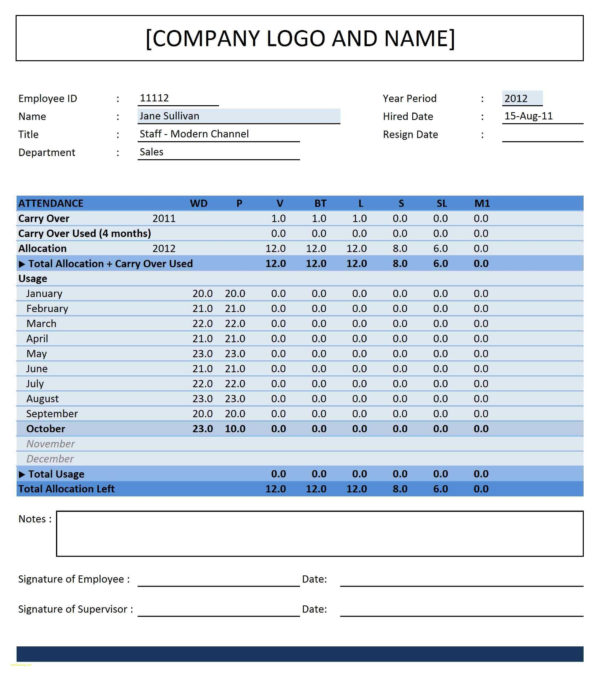 Church Attendance Tracking Spreadsheet — db-excel.com
