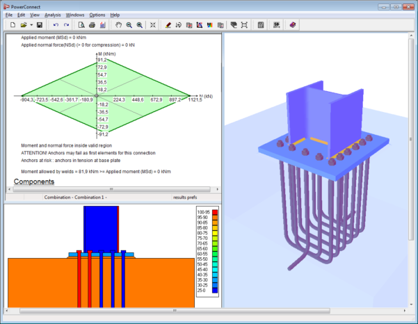Circular Base Plate Design Spreadsheet with Bolted And Welded Steel ...