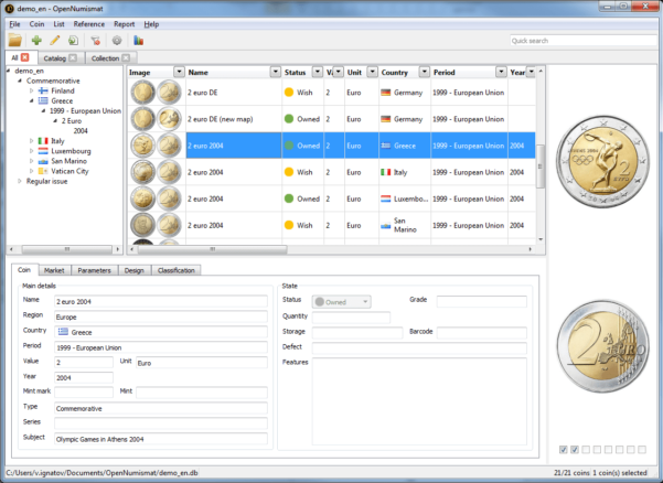 Coin Collection Spreadsheet pertaining to Opennumismat Free Coin ...