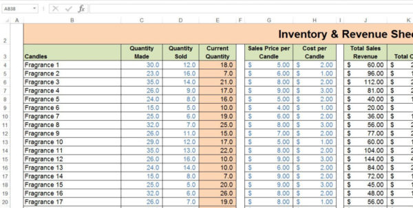 Collectibles Inventory Spreadsheet 1 Google Spreadshee collectibles ...