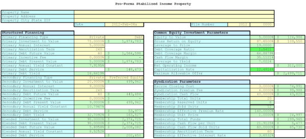 Commercial Real Estate Spreadsheet — db-excel.com