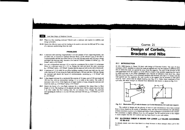Concrete Corbel Design Spreadsheet intended for Corbel Design As Per Is ...