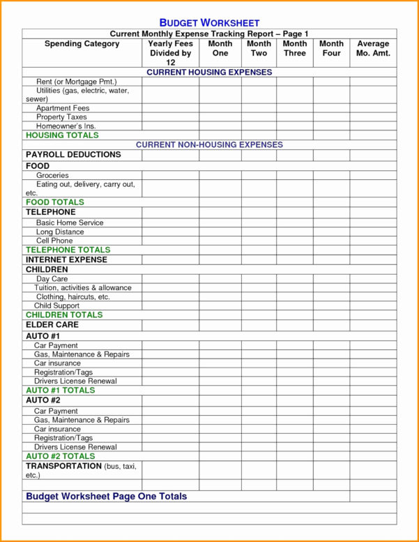 Condo Expenses Spreadsheet — db-excel.com