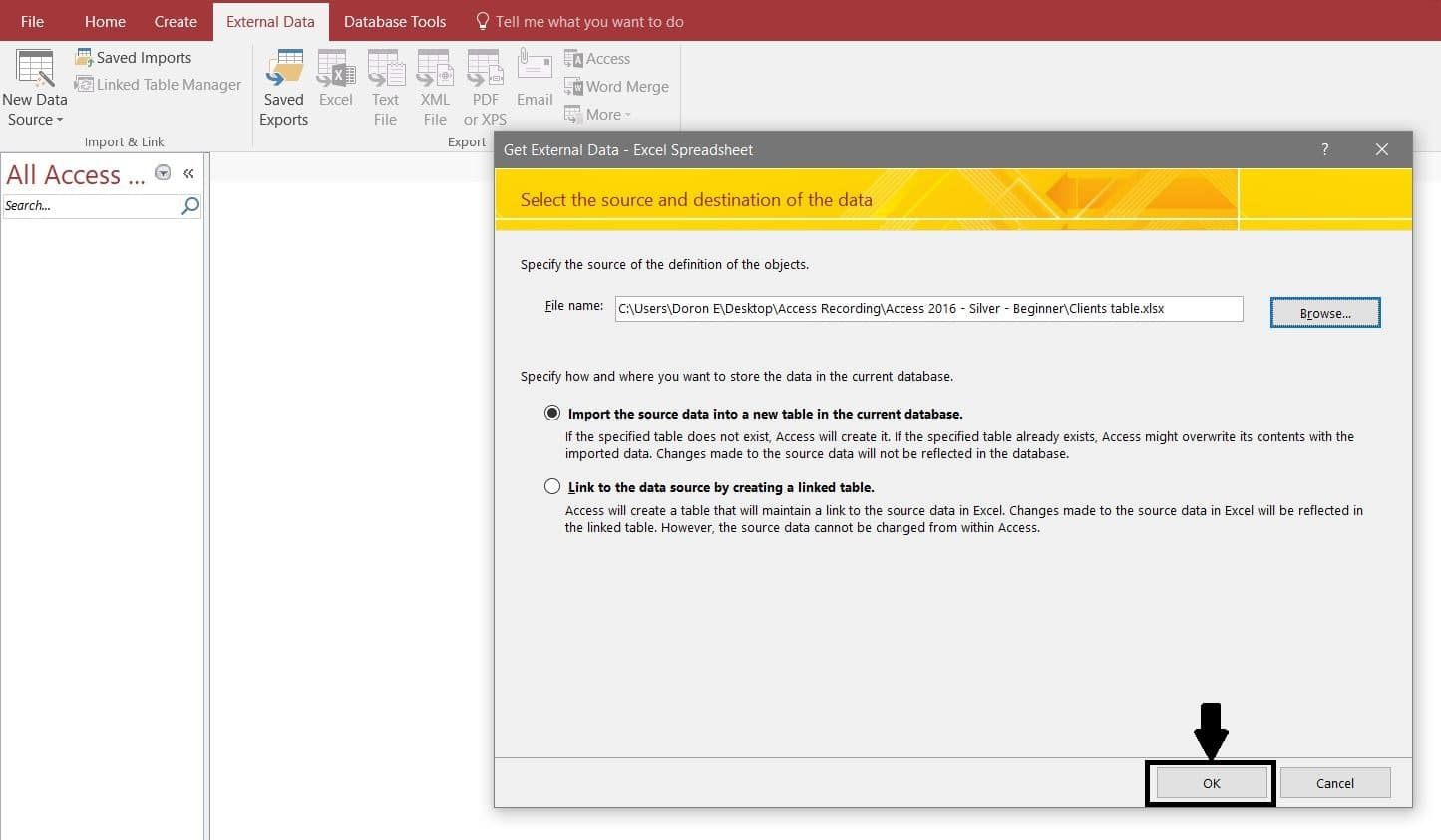 Convert Excel Spreadsheet To Access Database 2016 Regarding How To