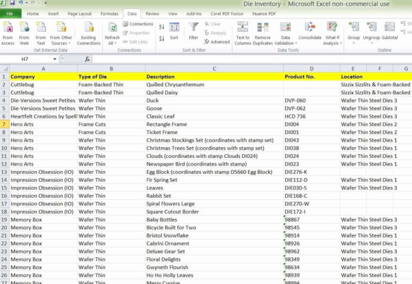 Corel Spreadsheet inside Stamp Inventory Spreadsheet For Spreadsheet ...