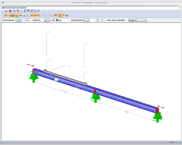 Crane Beam Design Spreadsheet in Structural Analysis Design Software ...