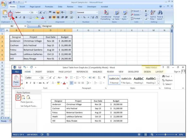 Creating A Spreadsheet In Word pertaining to How To Create Tables In Microsoft Word Pcworld — db ...
