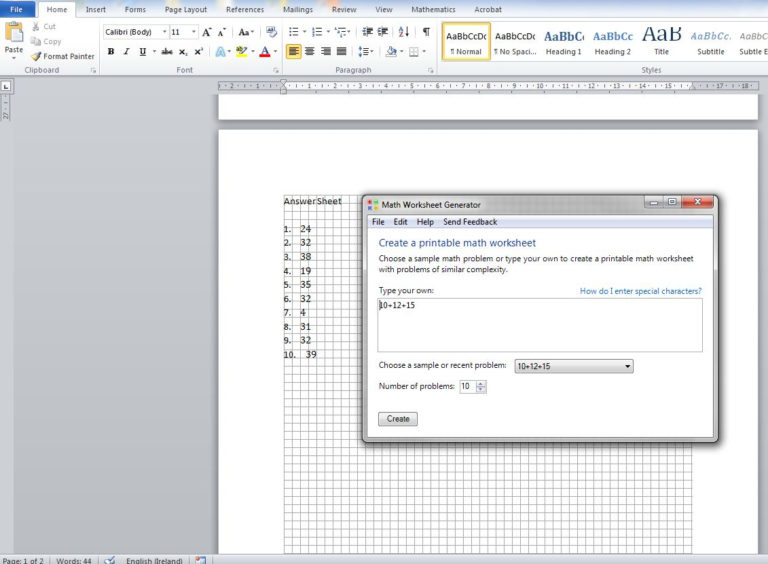 Creating A Spreadsheet In Word — db-excel.com