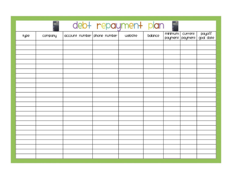 Credit Card Payoff Spreadsheet — db-excel.com